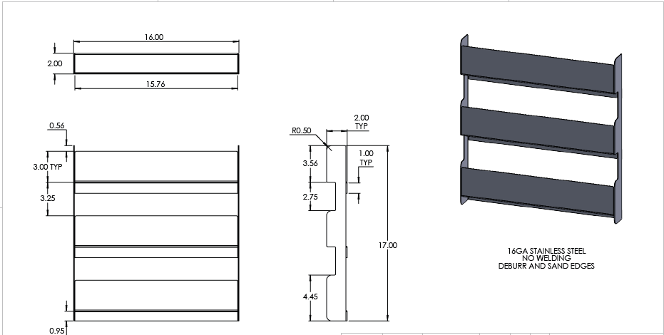Salad Dressing Organizer for Fridge