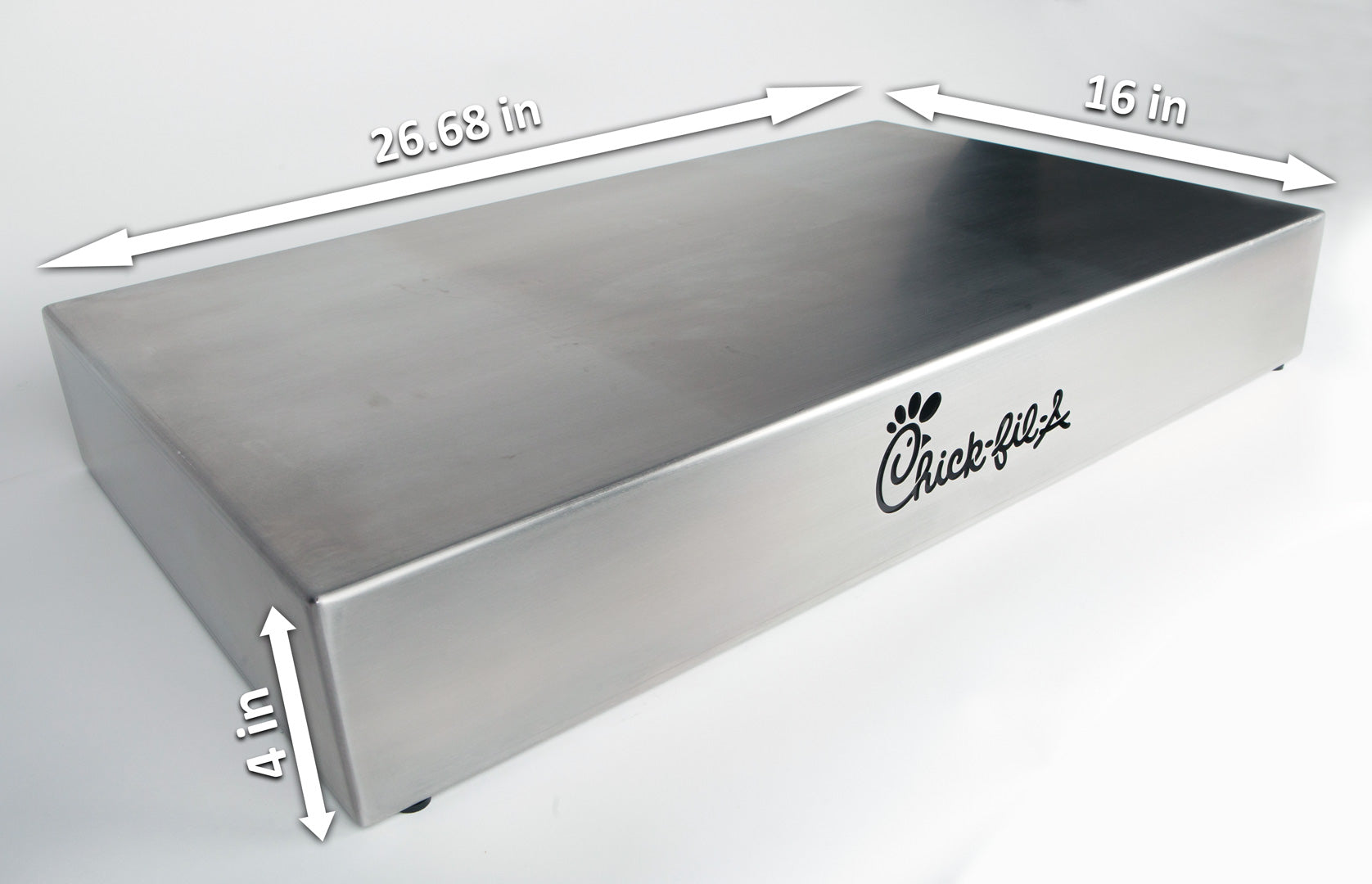 Quad Tea Stand Raises urns 4 inches to make refilling easier