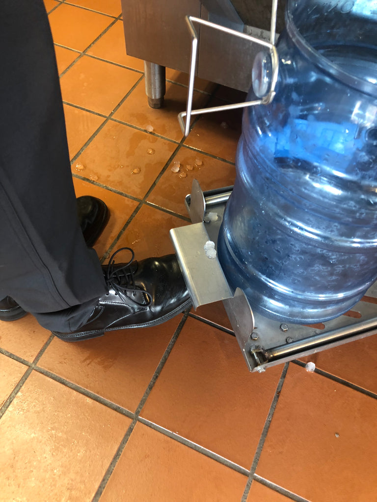 Ice Caddy with Bucket to Easy Transport at Ice Refill Station
